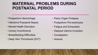maternal health problem and role of CHN.pptx