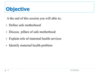 Maternal health service.pptx power point | PPTX