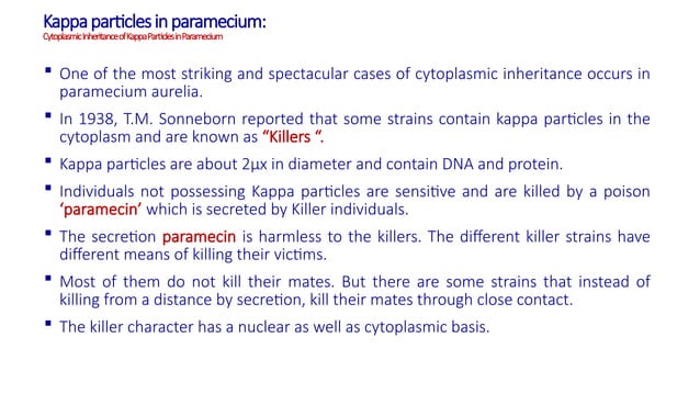 Cell Biology and genetics- Maternal Inheritance Class | PPTX