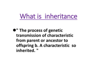 Maternal inheritance of chloroplasts dna | PPTX