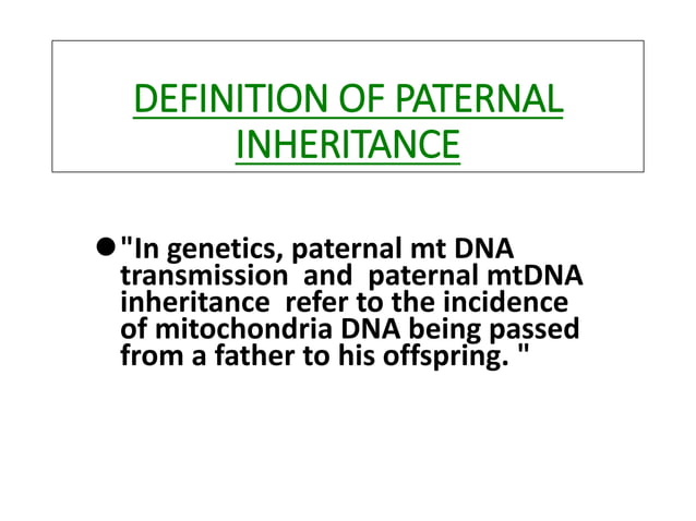 Maternal inheritance of chloroplasts dna | PPTX | Biological Sciences ...