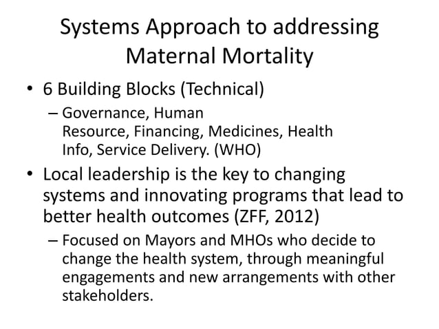 Maternal mortality | PPT