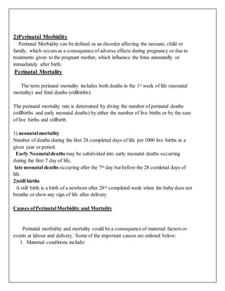 Maternal mortality | DOC