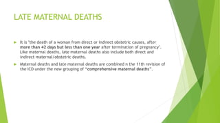 maternal mortality and its causes and how to reduce maternal mortality ...