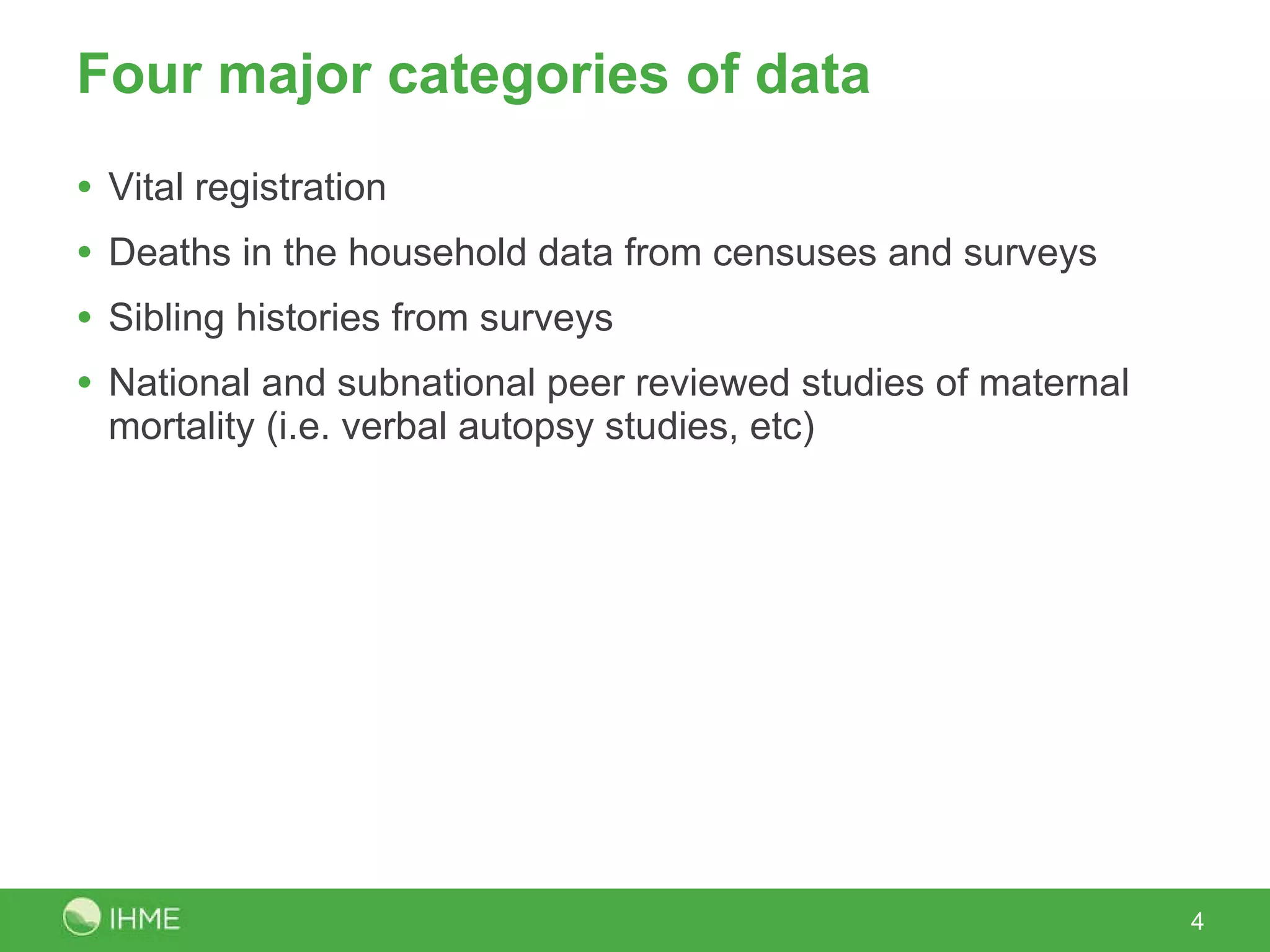 maternal mortality sri lanka data sources for measuring maternal ...
