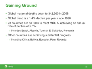 maternal mortality sri lanka global mortality landscape_murray_110110 ...