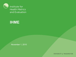 maternal mortality sri lanka intro_murray_11012010_ihme | PPT