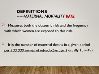 maternal n perinatal mortality - RADFORD.ppt