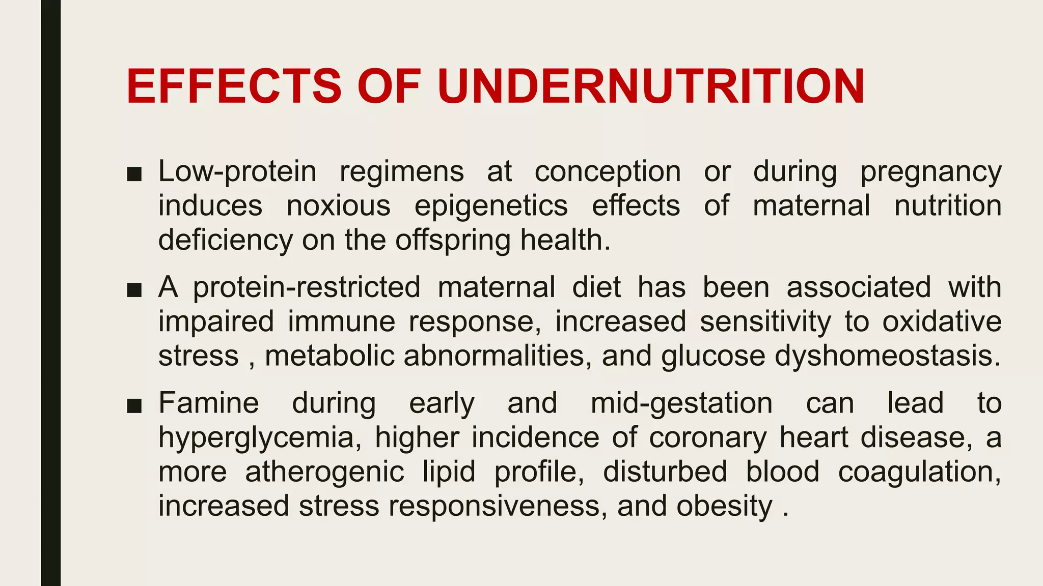 Maternal Nutrition and Epigenetics | PDF