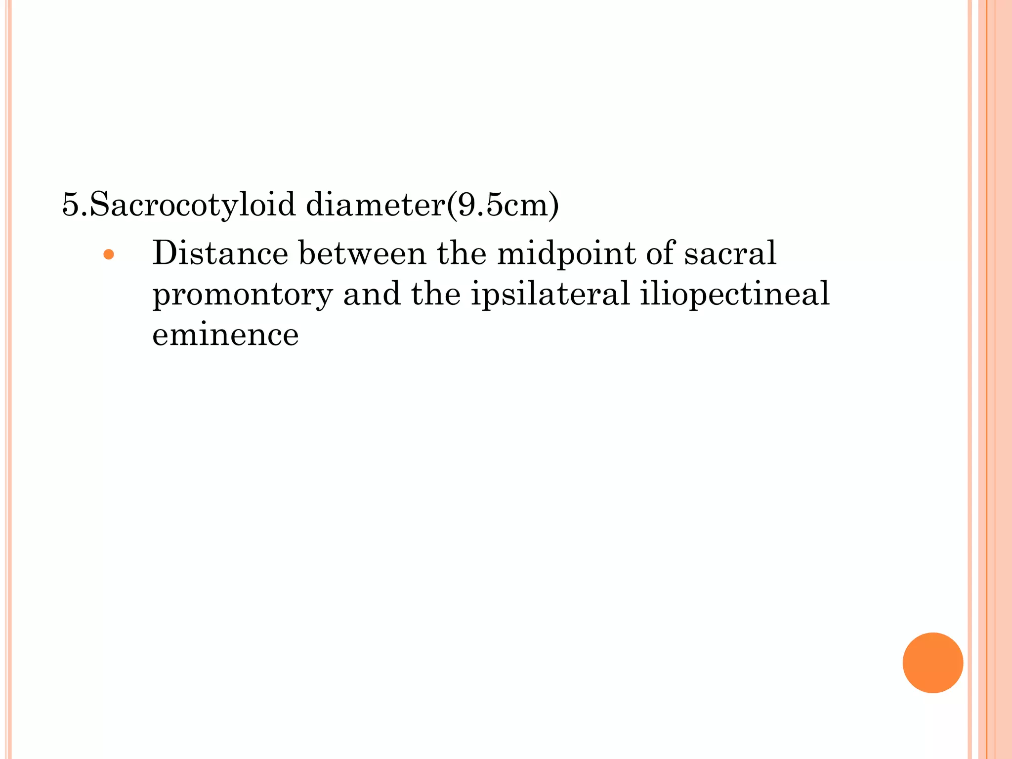Maternal pelvis | PDF