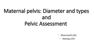 Maternal pelvis OBG SGD.pptx obs and gyn | PPTX