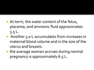 Maternal physiology | PPT