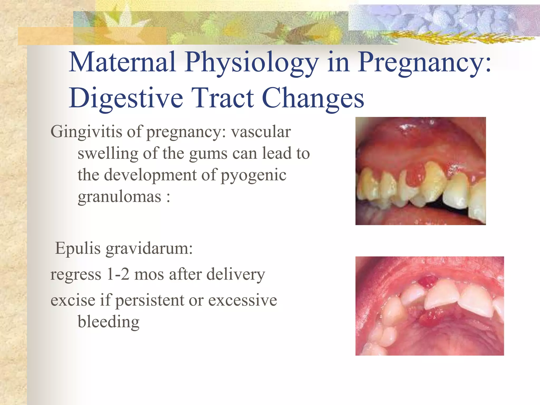 Maternal Physiology in Pregnancy | PPTX