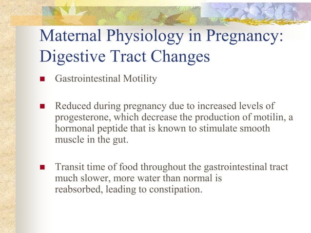 Maternal Physiology in Pregnancy | PPTX