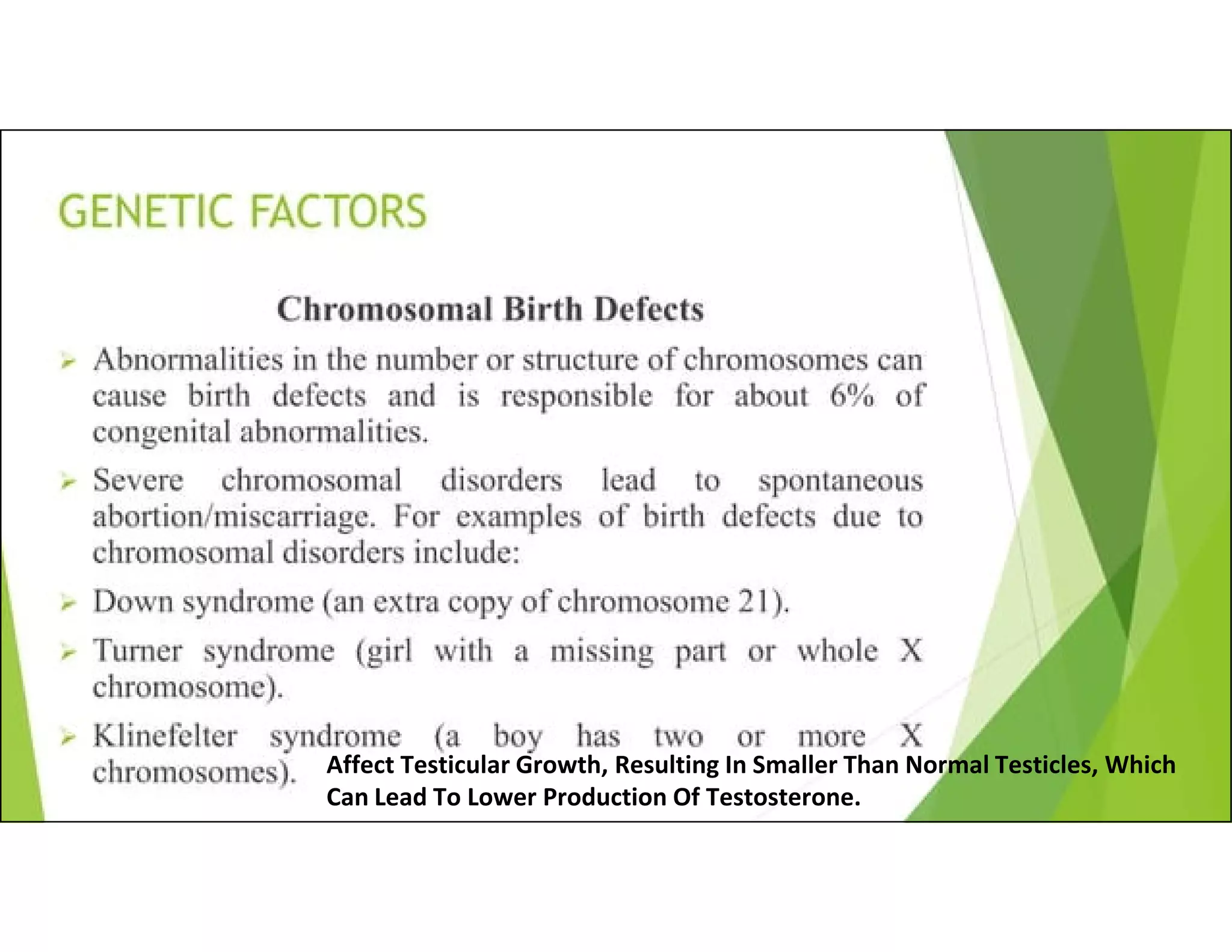 Maternal prenatal and genetic influences on development of defect and ...