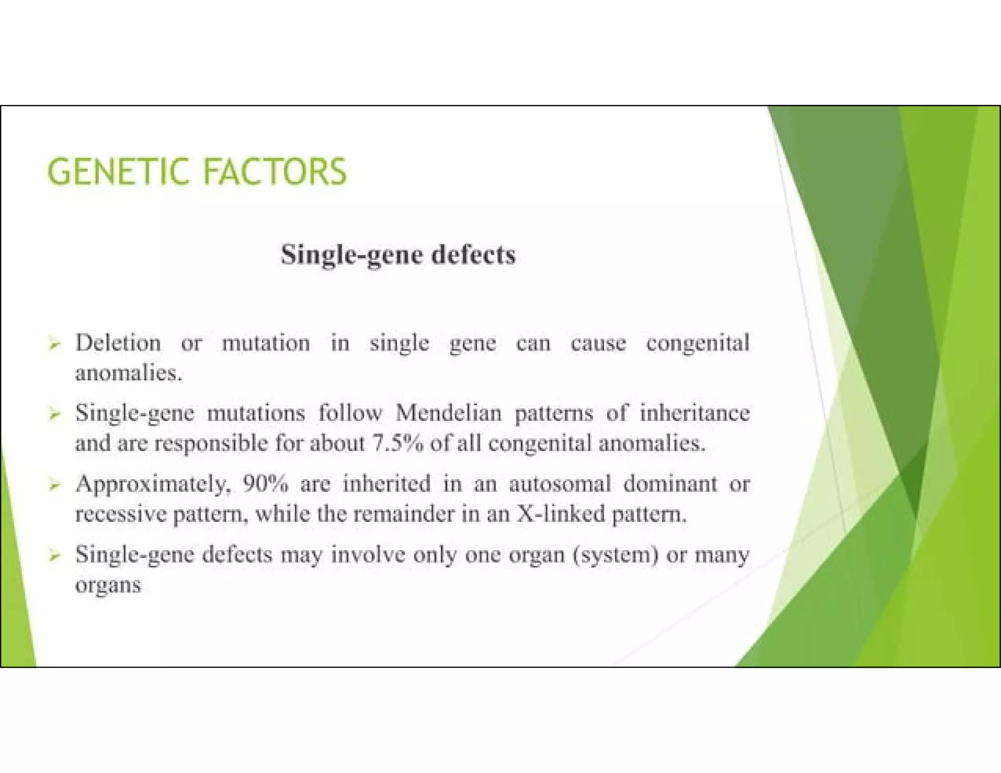 Maternal prenatal and genetic influences on development of defect and ...