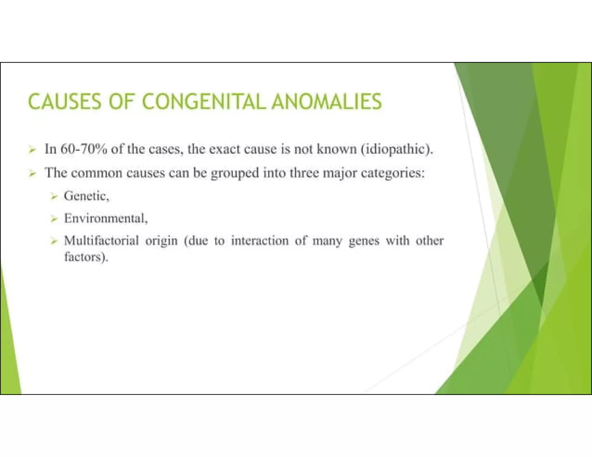 Maternal prenatal and genetic influences on development of defect and ...