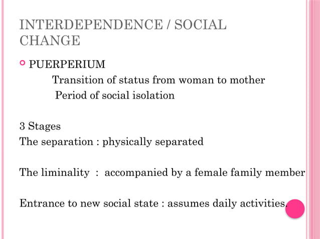 MATERNAL PSYCHOLOGICAL ADAPTATION IN PUERPERIUM.pptx | Pregnancy ...