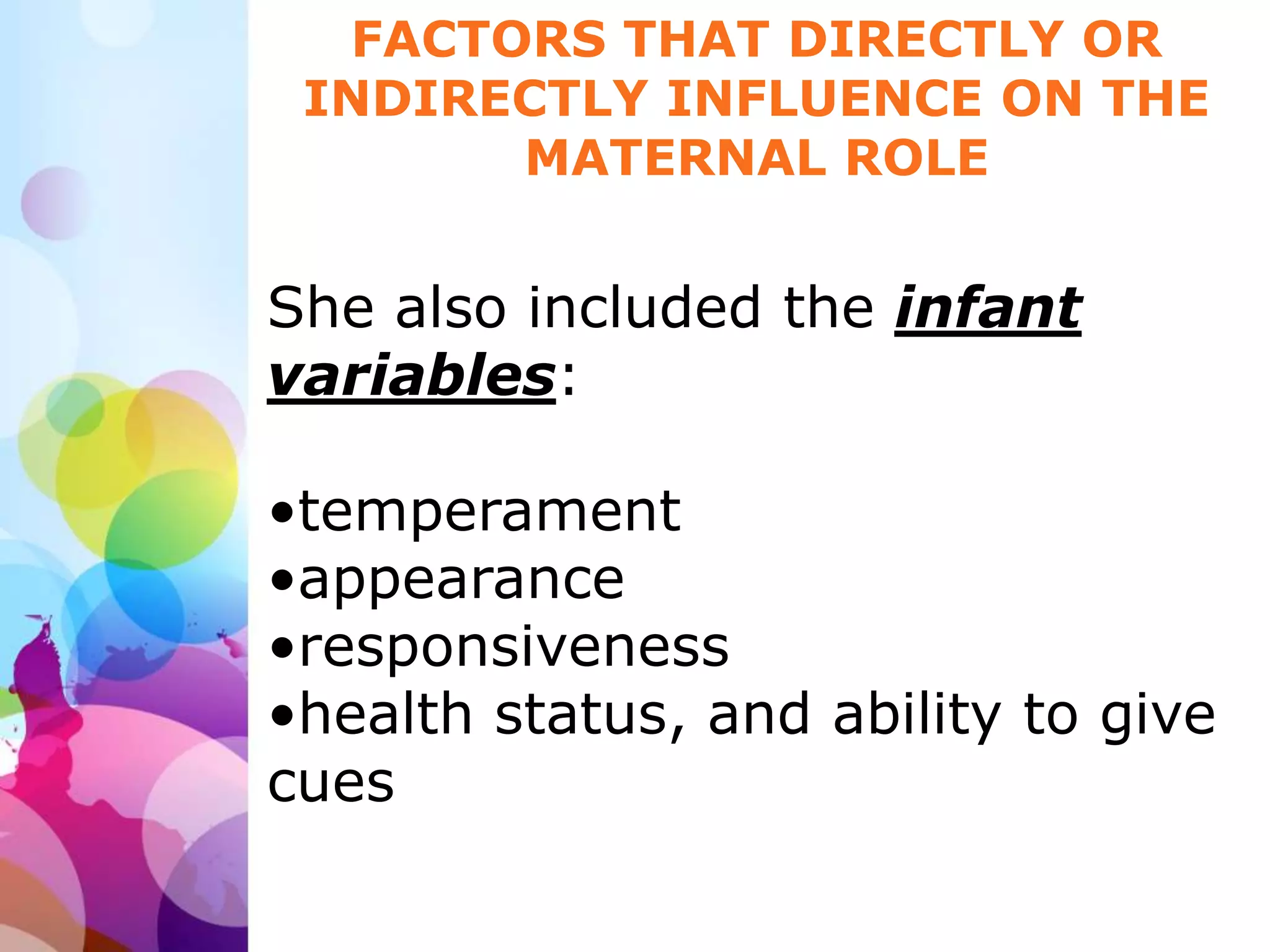 Maternal role attainment theory | PPTX