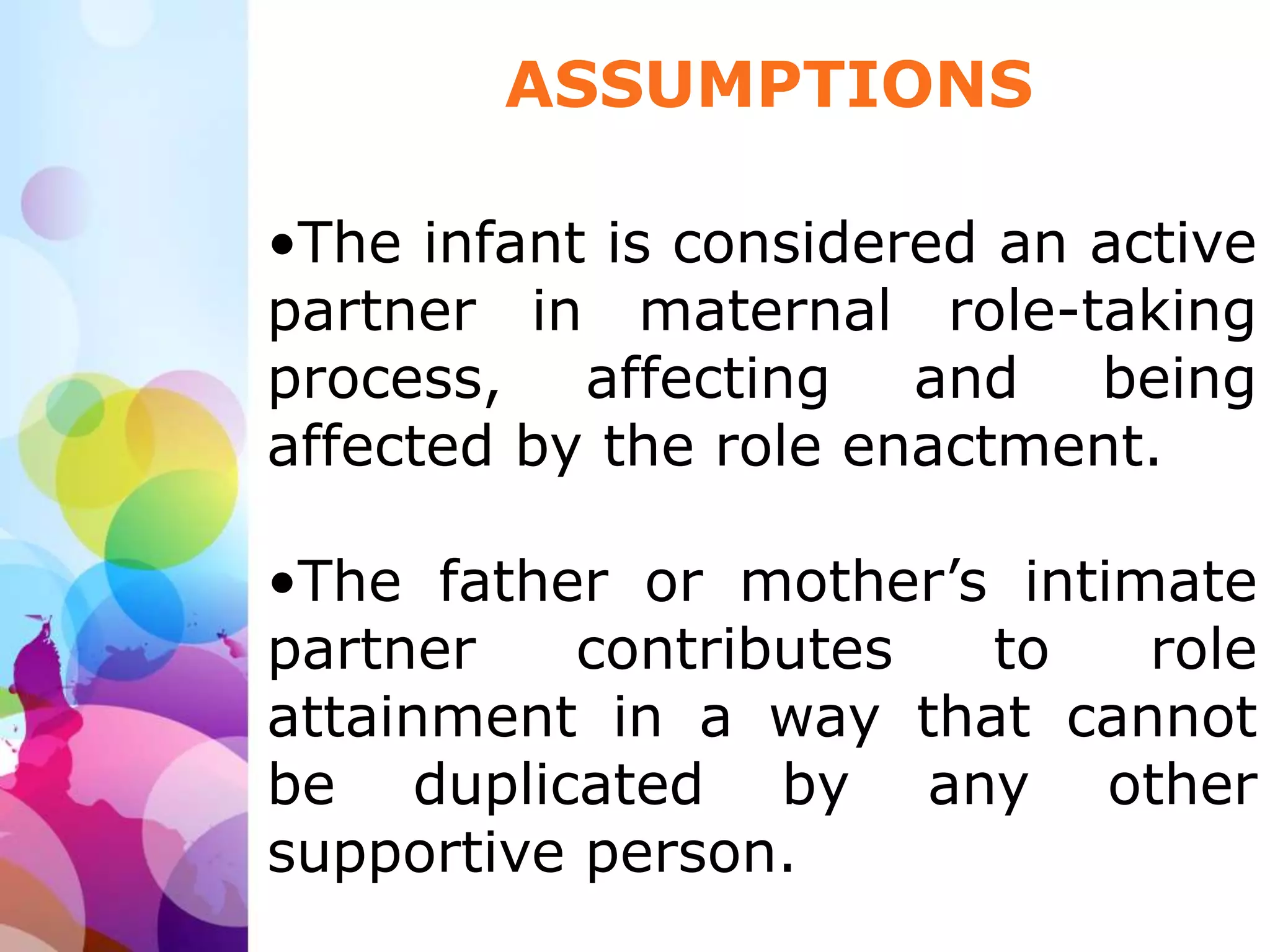 Maternal role attainment theory | PPTX