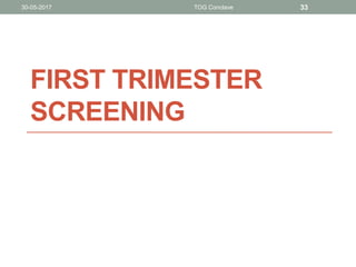 Maternal screening in pregnancy final | PPT