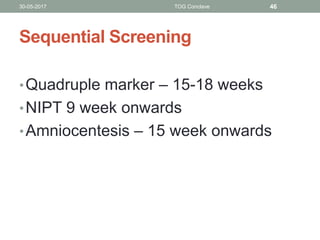 Maternal screening in pregnancy final | PPT