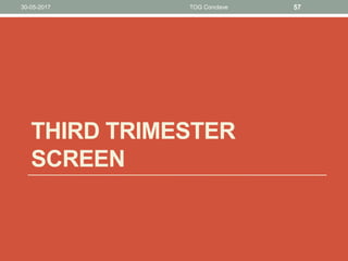 Maternal screening in pregnancy final | PPT