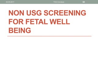 Maternal screening in pregnancy final | PPT
