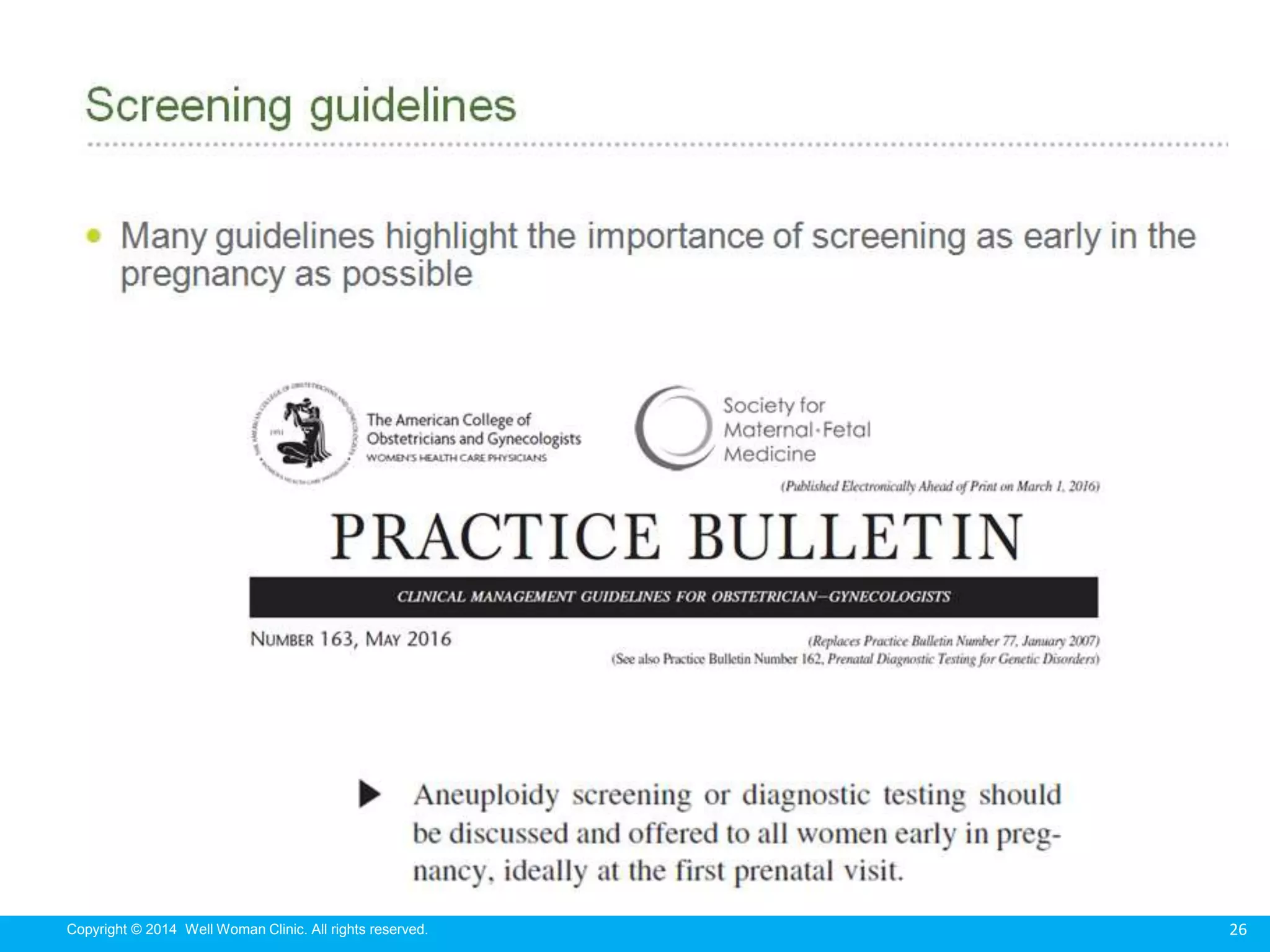Maternal screening in Pregnancy (Double & quadruple marker) | PPTX