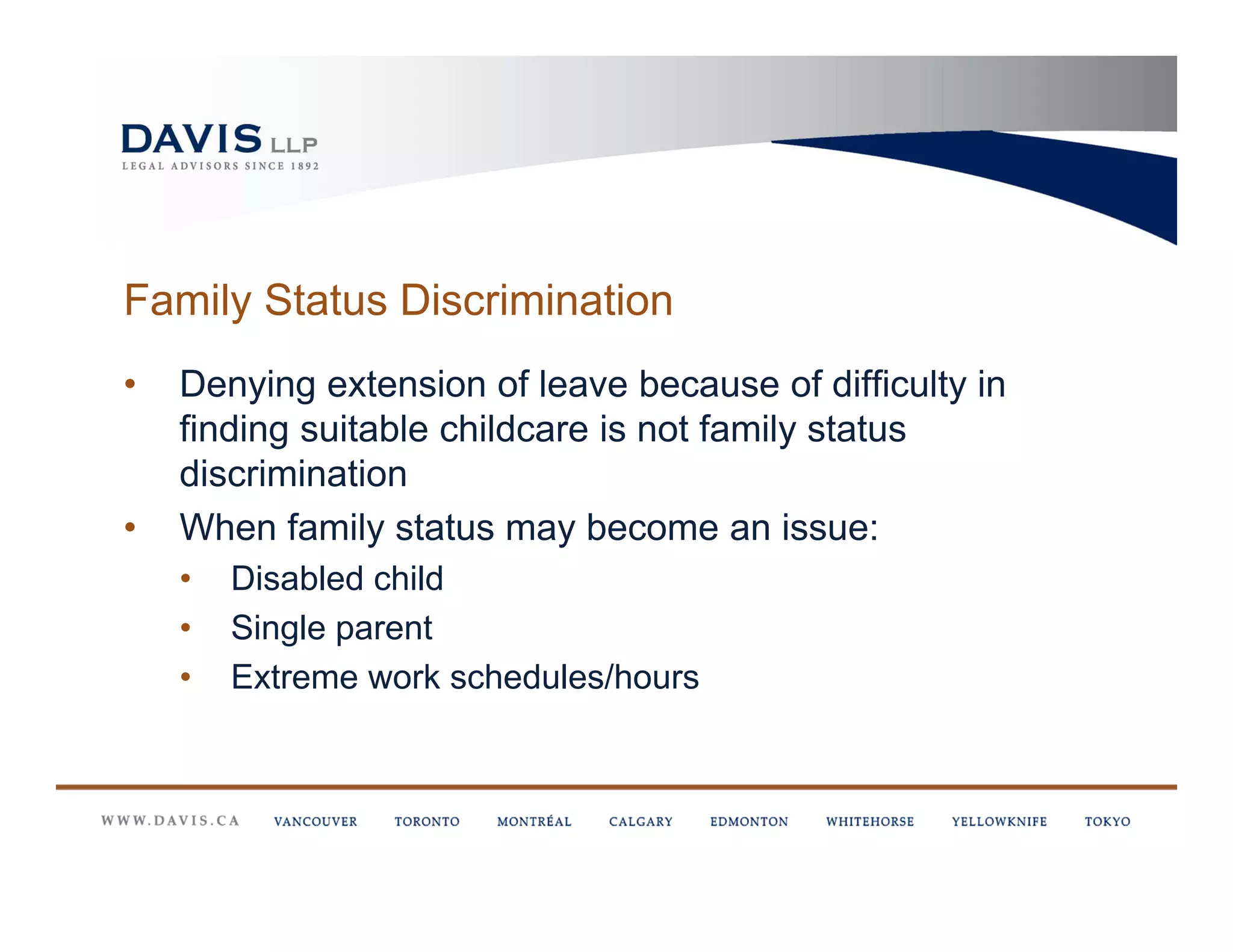 Maternity and Parental Leave: Current Issues | PDF