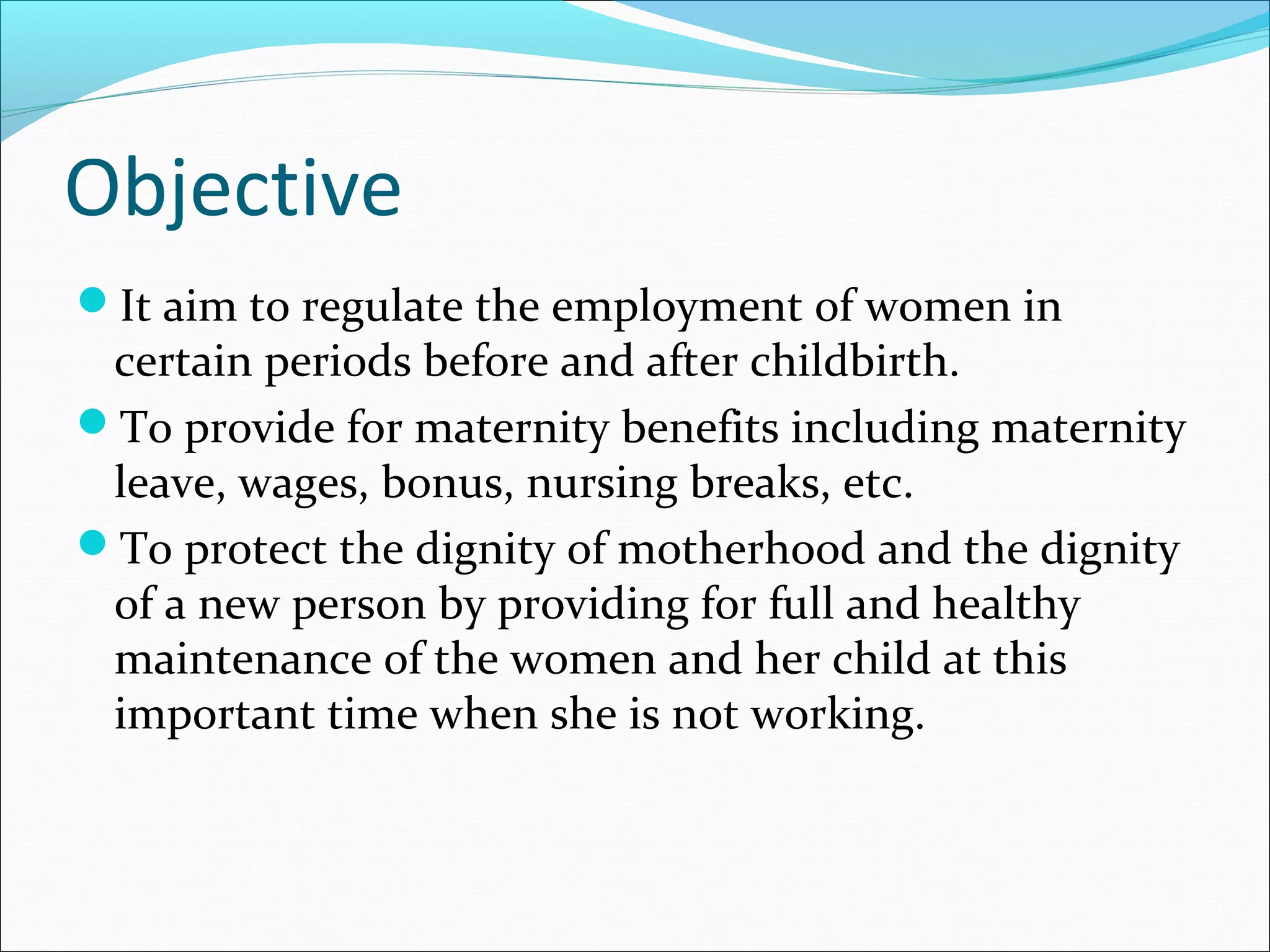 Maternity act | PPT