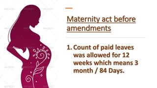 Maternity act amendment 2017 | PDF