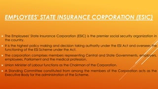 Maternity benefit act 1961,ESI Act and workmens compensation act | PPTX ...