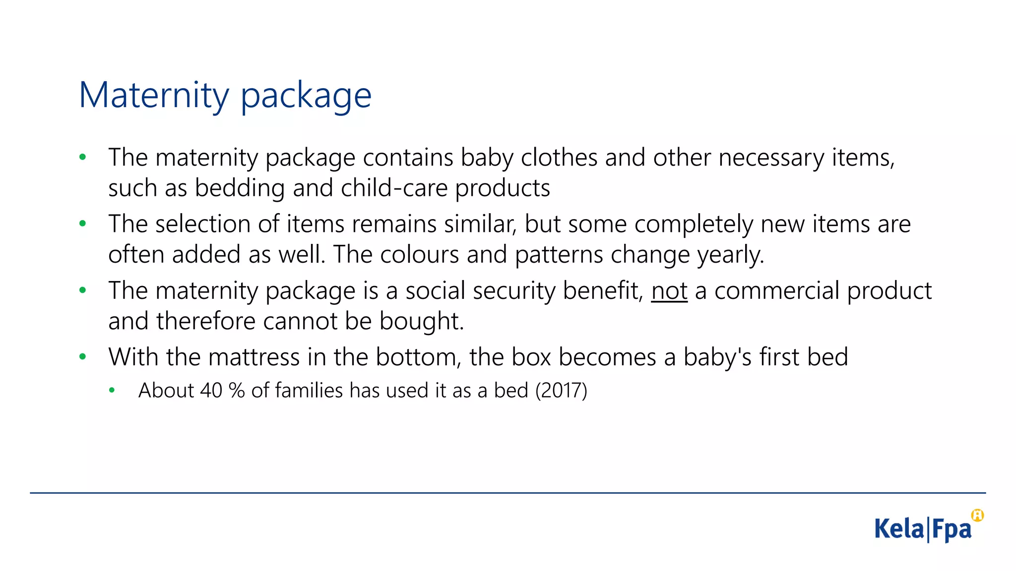 Maternity package 2019 | PPT