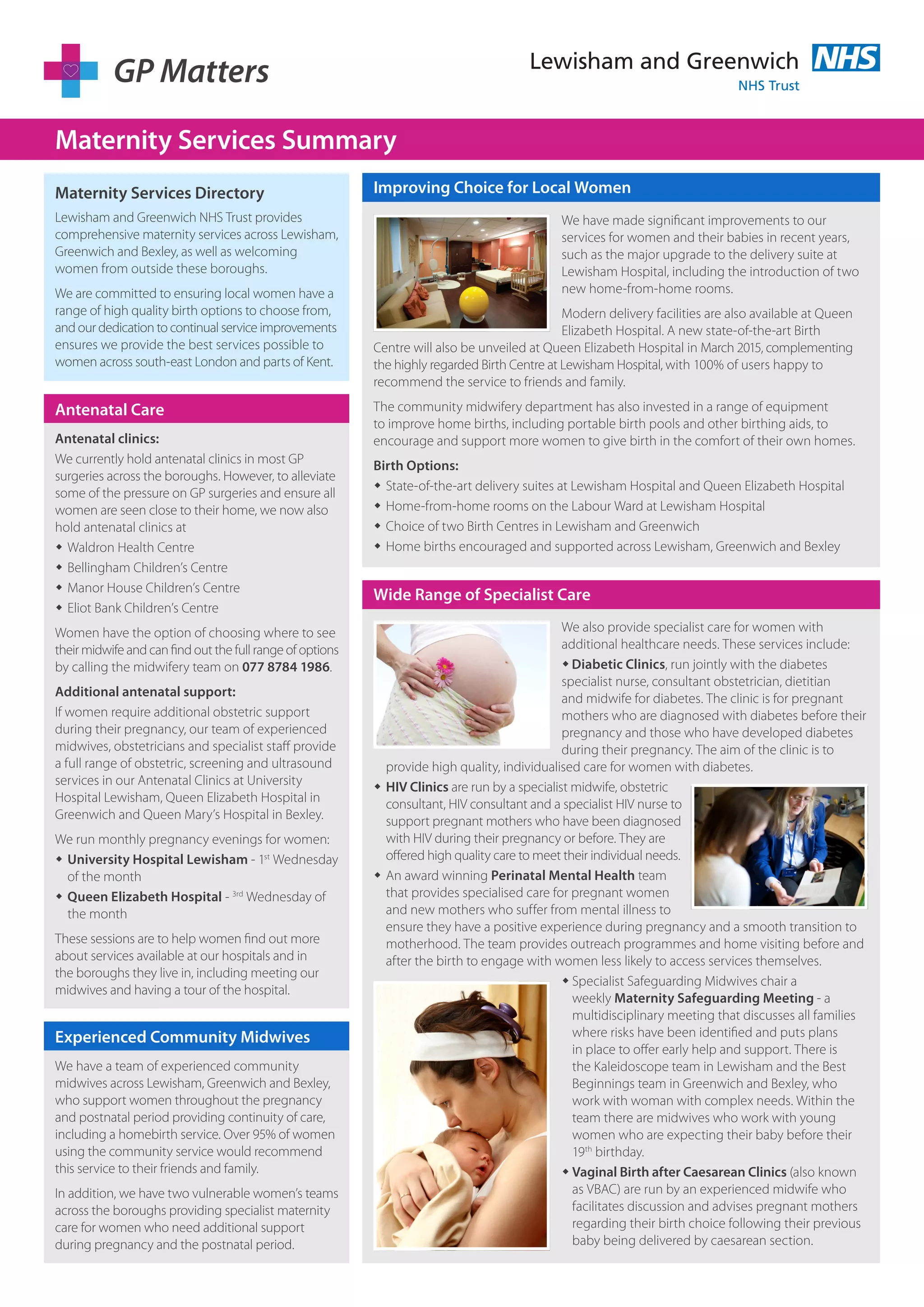 Maternity summary(1) | PDF