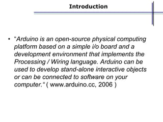 Arduino in Agricoltura -Alessandro Matese | PPT