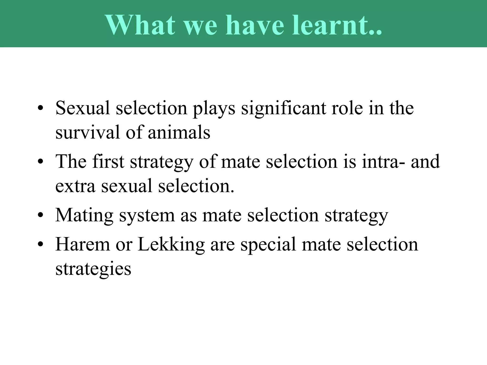 Mate selection (Mating systems) | PDF