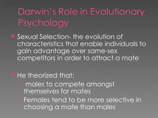 Mate Selection And Attraction Power Point | PPT | Genetics | Science