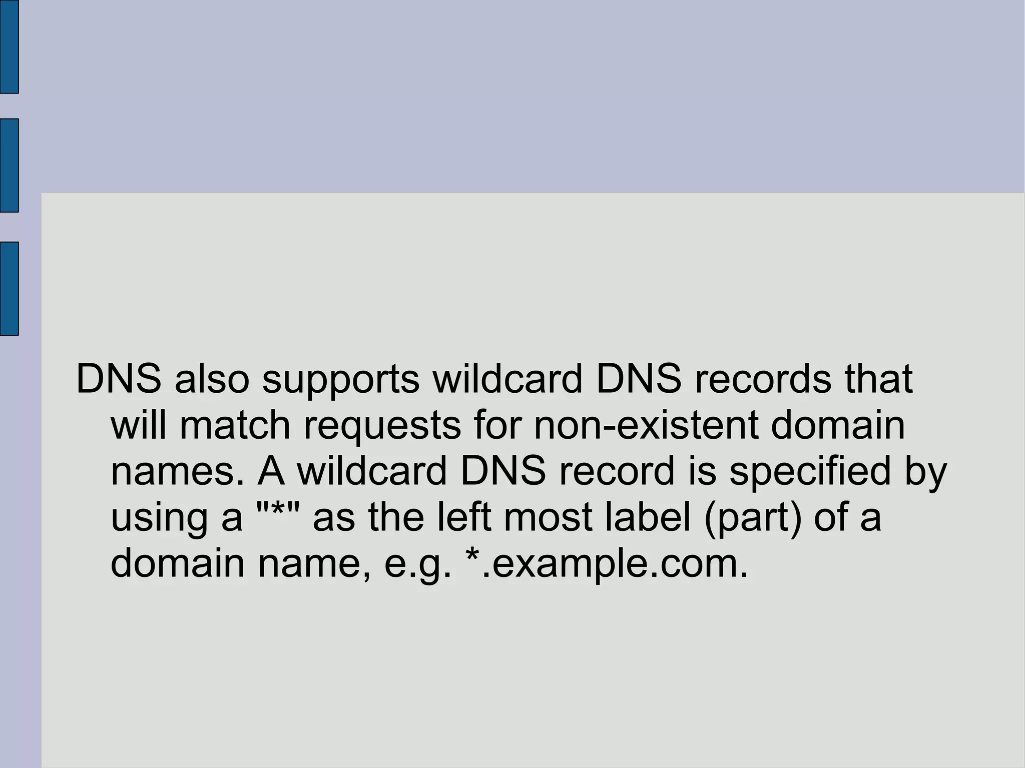 DNS presentation | PPT | Computer Networking | Computing