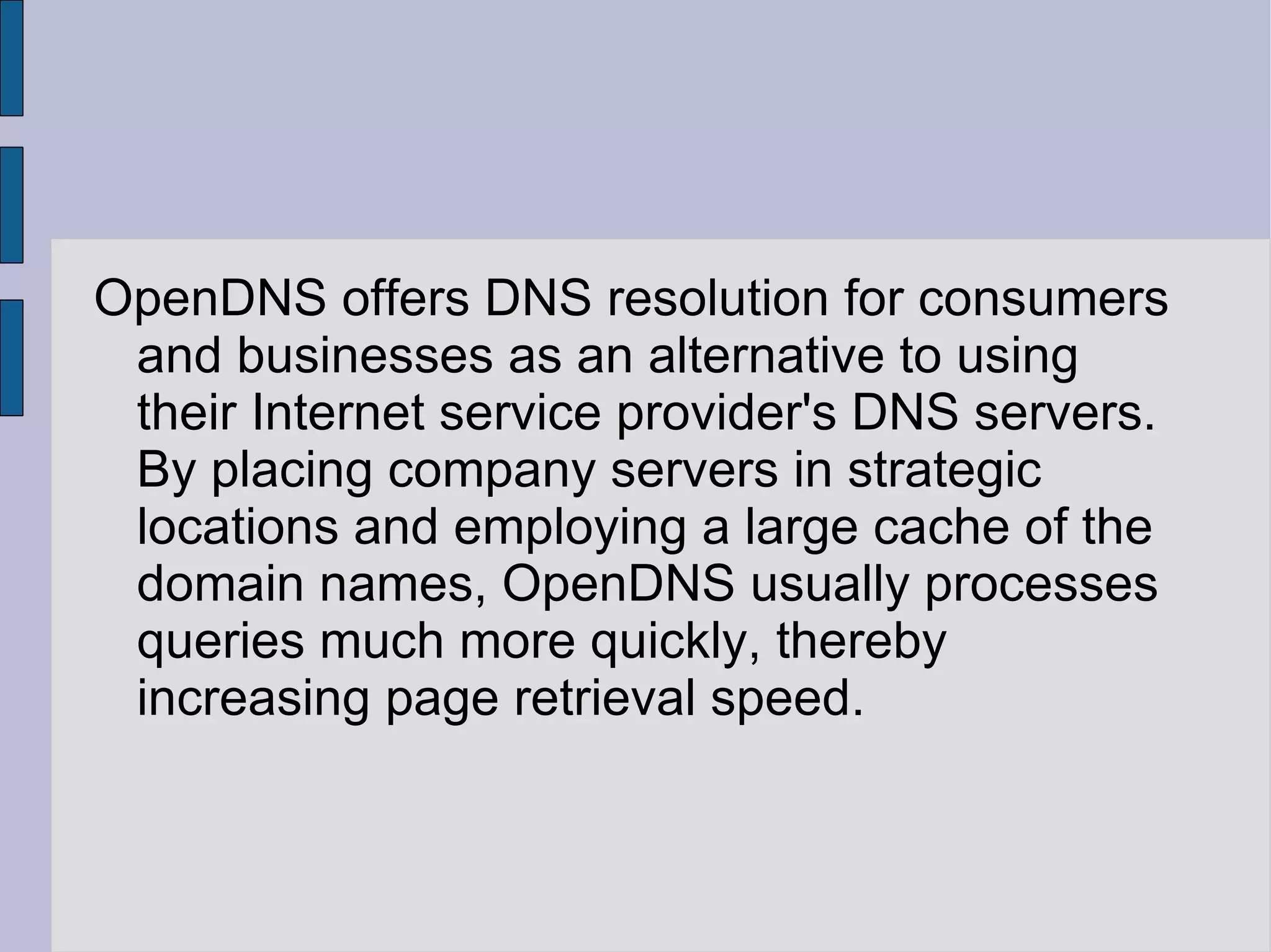 DNS presentation | PPT | Computer Networking | Computing