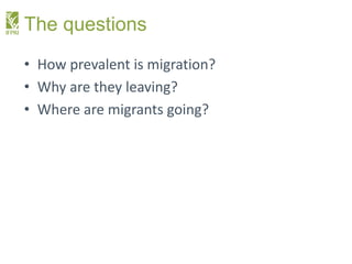 Myanmar Migration in a Time of Transformation | PPTX