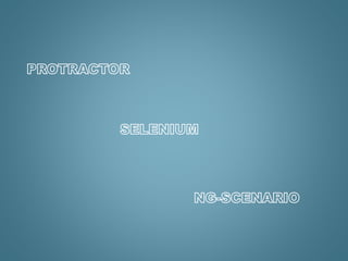 TGT#9 - Protractor: Ng-przyjazne Selenium - Mateusz Jamiołkowski | PDF