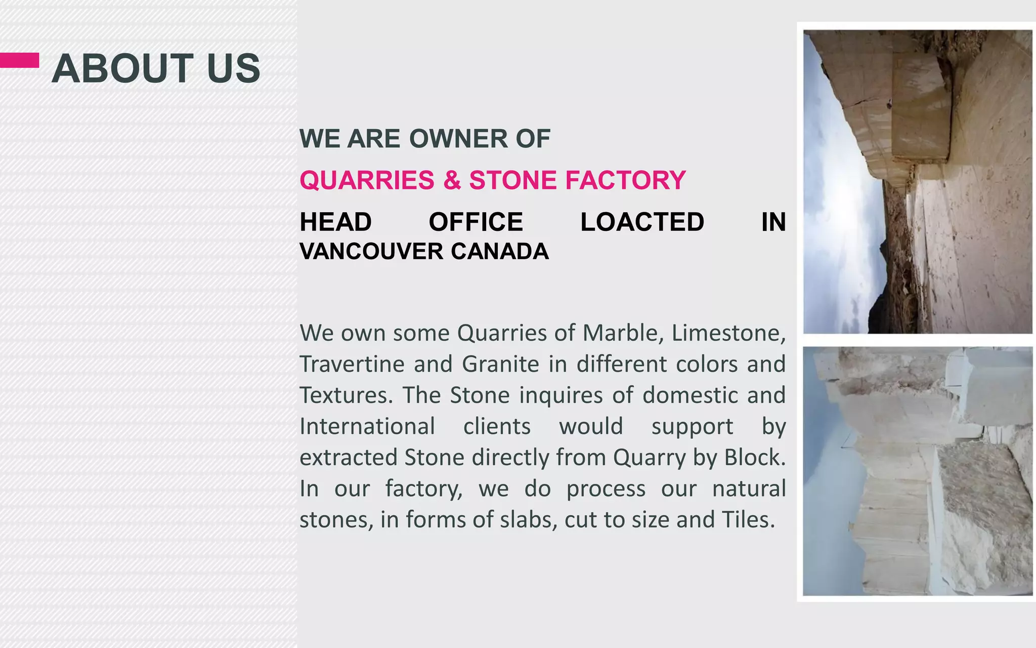 Matex Stone (Marble, Travertine, Onyx) | PPT