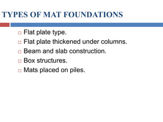 Mat foundation | PPTX