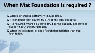 Mat foundation | PPTX