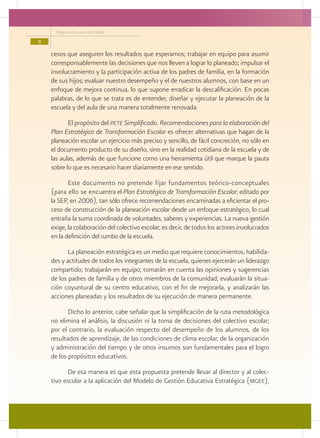 Módulo II, PETE simplificado. Recomendaciones para elaborar un plan ...
