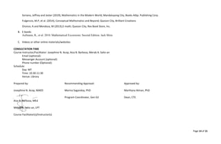 MATH-1-SYLLABUS MATH IN THE MODERN WORLD.docx | College Education ...