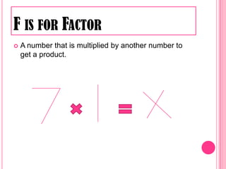 Math Vocabulary A-Z | PPTX