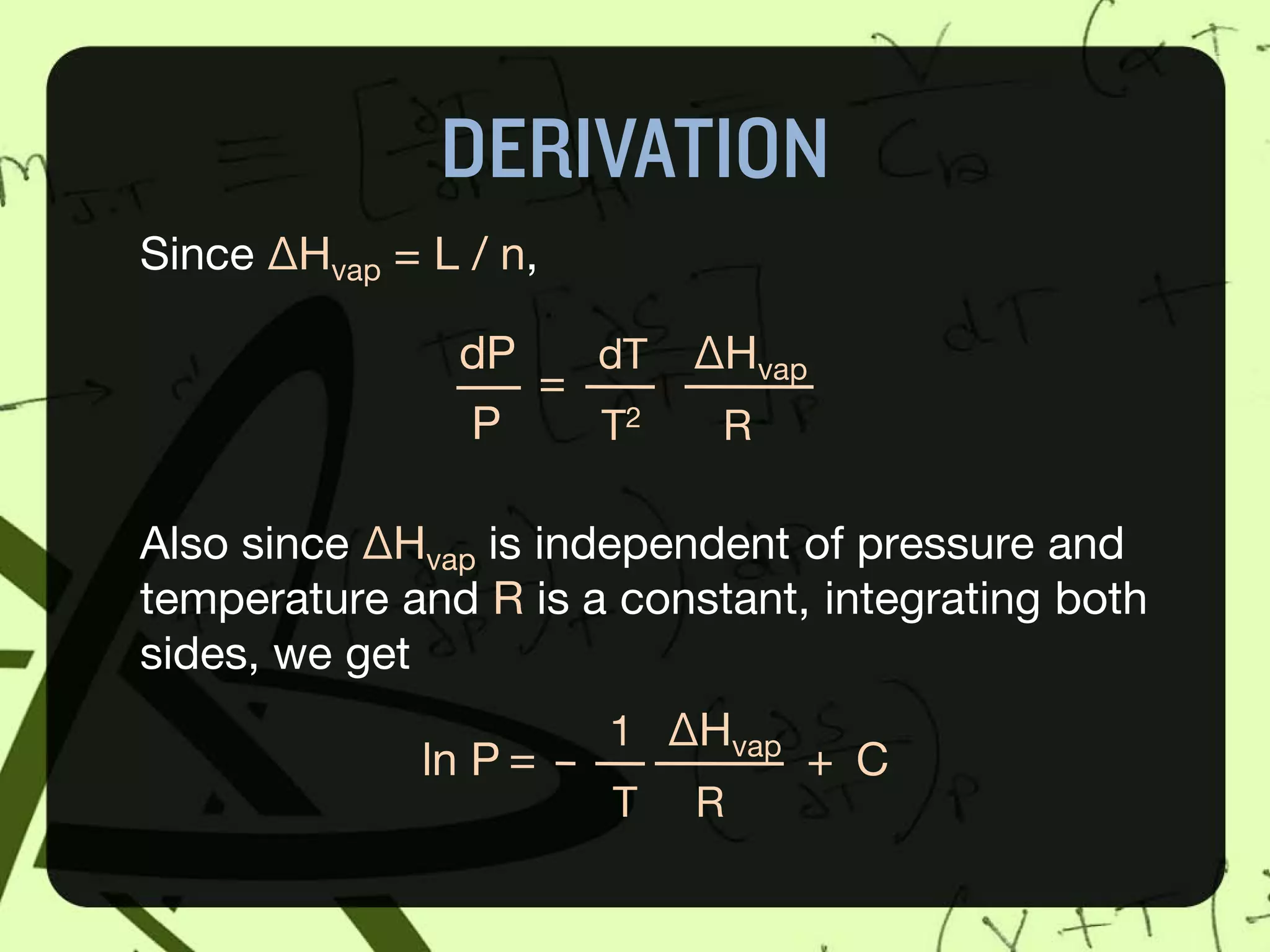 Clausius - Clapeyron Equation | PDF