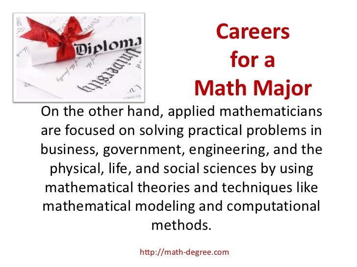 Math Degree Careers